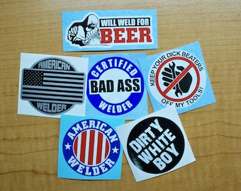 6-pack Funny Hard Hat Stickers ZIP-TIE CERTIFIED Vinyl | Etsy