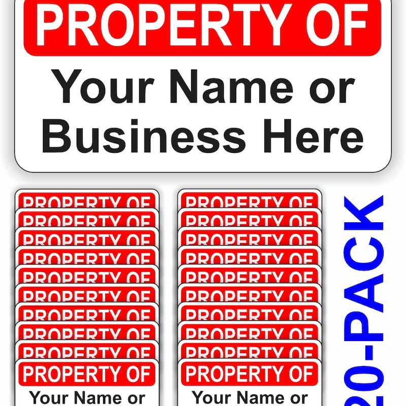 Waterproof Labels 1.5 X 3 - Etsy