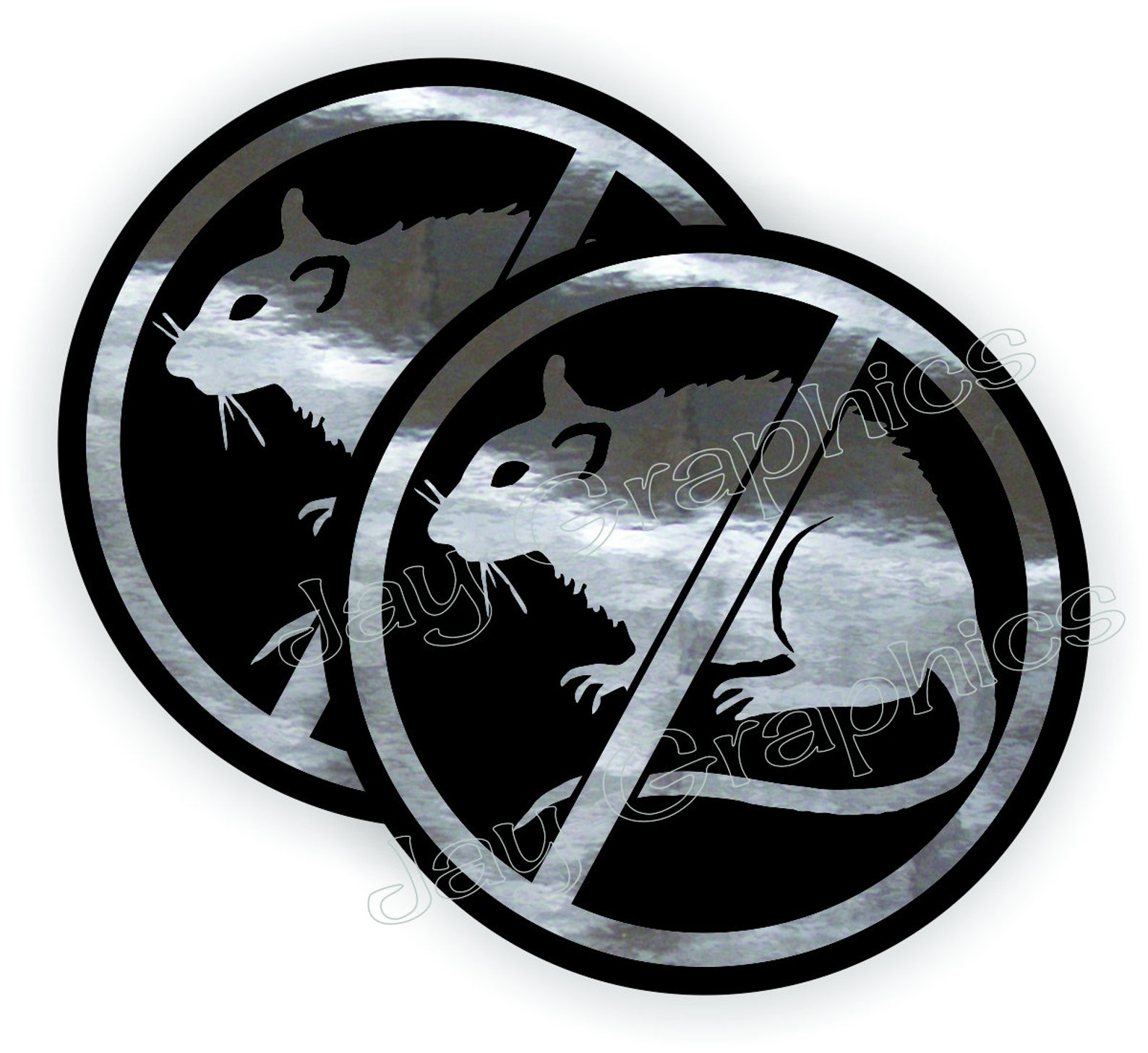 Pair Funny NO RATS Hard Hat Stickers Vinyl Safety Helmet | Etsy