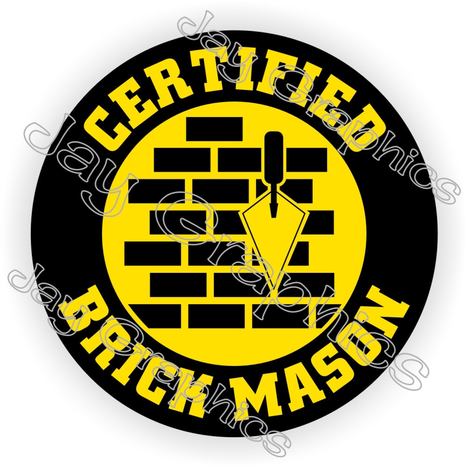 Certified BRICK MASON Hard Hat Sticker / Safety Welding Welder | Etsy