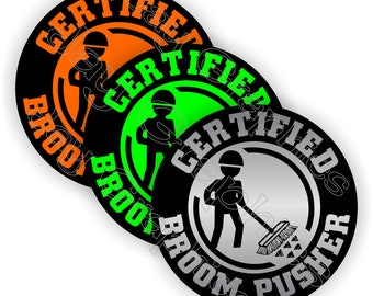 Funny Certified Shovel Operator Hard Hat Stickers Motorcycle - Etsy