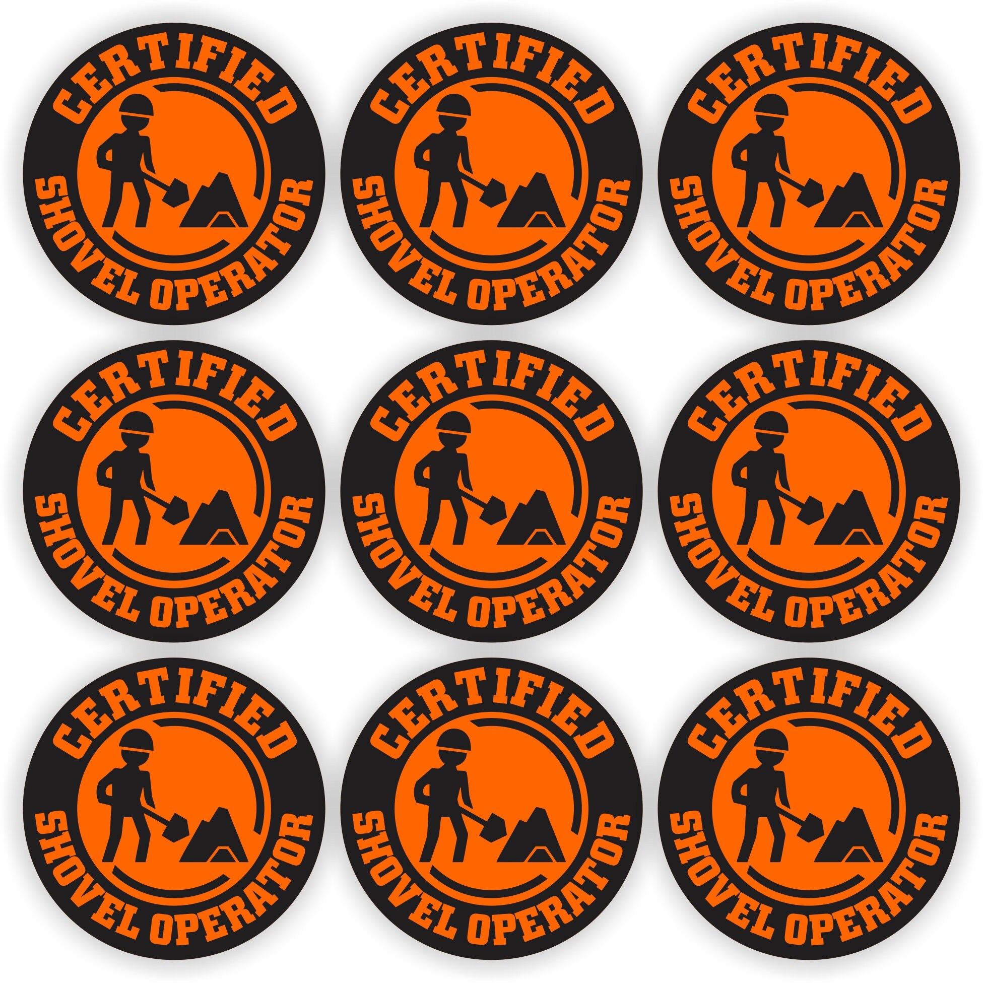 Decorazione Casco Cantiere Certified Crane Operator Hard Hat Decal ...