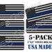 Pair REFLECTIVE American Flag Hard Hat Stickers Motorcycle Helmet ...