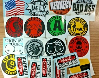 Sticker Pack 5 Lot of 20 Military Theme Hard Hat Stickers | Etsy