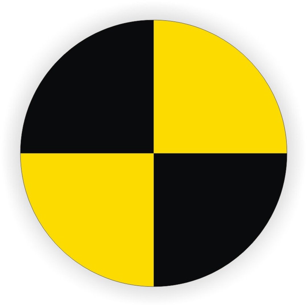 10 Pack - Crash Test Dummy Symbol Funny Hard Hat Stickers Certified ...