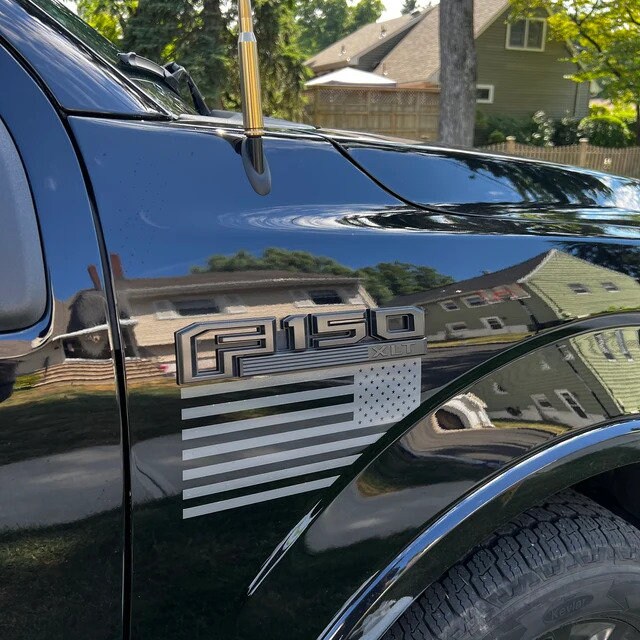 Pair American Flag Vinyl Fender Stickers USA Made Decals - Etsy