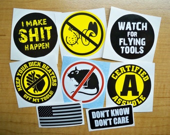 No Rats Hat Stickers - Etsy