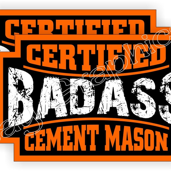 Hard Hat Stickers Cement Mason - Etsy