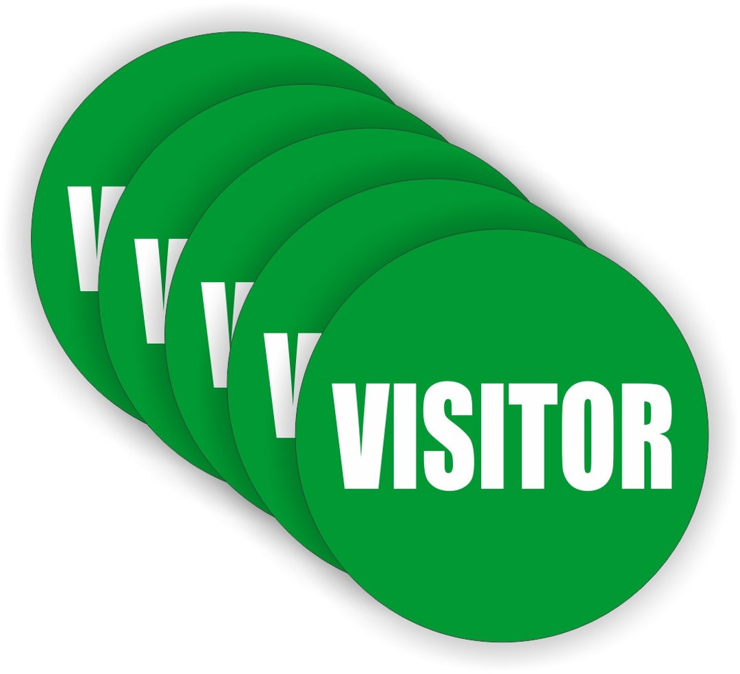 5-pack VISITOR Vinyl Hard Hat Safety Helmet Stickers Decals \ Green ...