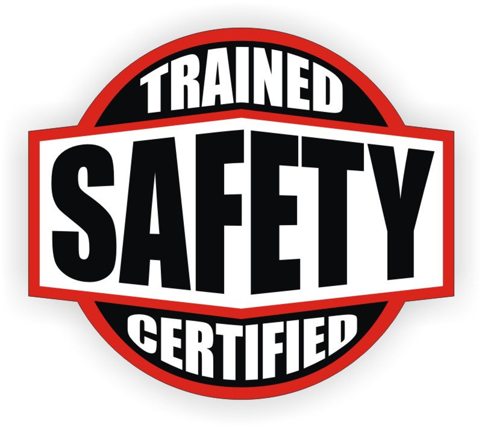 Safety Trained Certified Hard Hat Sticker Motorcycle Welding - Etsy