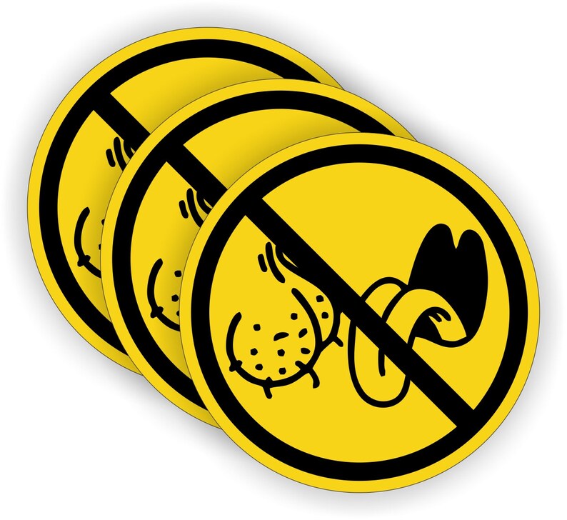 3pack - Funny NO BAG LICKERS Hard Hat Stickers | Vinyl Safety Helmet ...