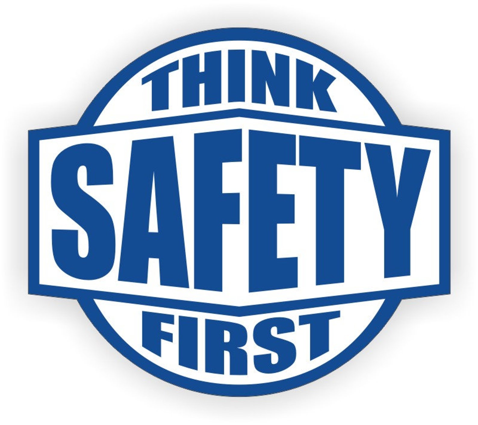 Think SAFETY FIRST Hard Hat Sticker Motorcycle Welding Welder - Etsy