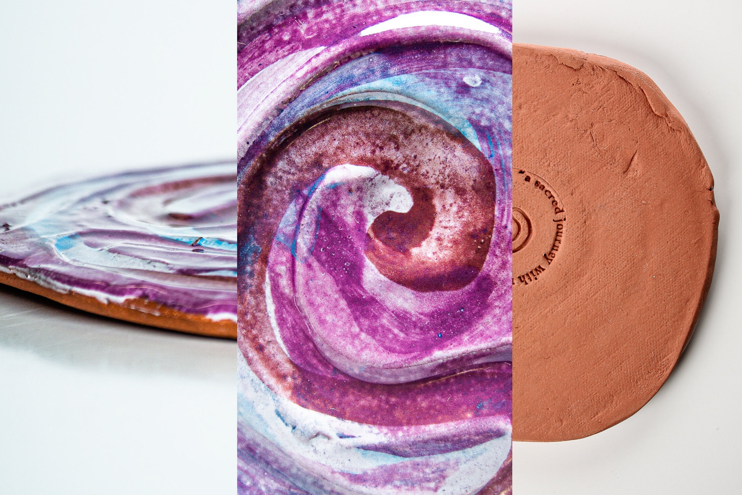 Ceramic Finger Labyrinth Playful Purple - Etsy