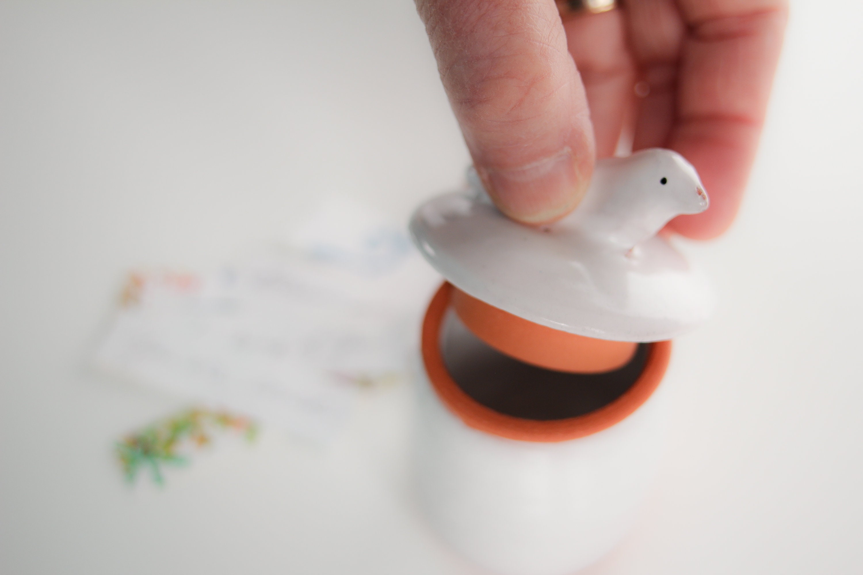 Ceramic Prayer Jars - White Dove - Etsy