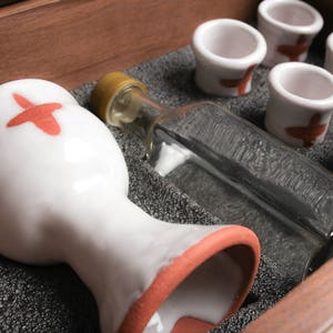 Portable Ceramic Communion Set - Natural Clay Cross Small Group Set - Etsy