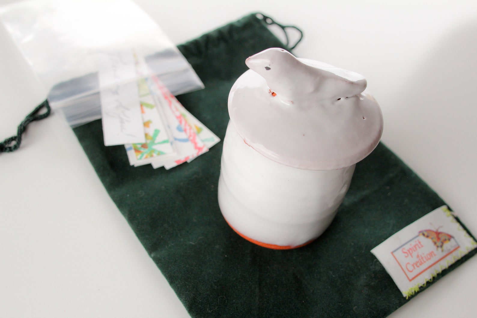 Ceramic Prayer Jars - White Dove - Etsy
