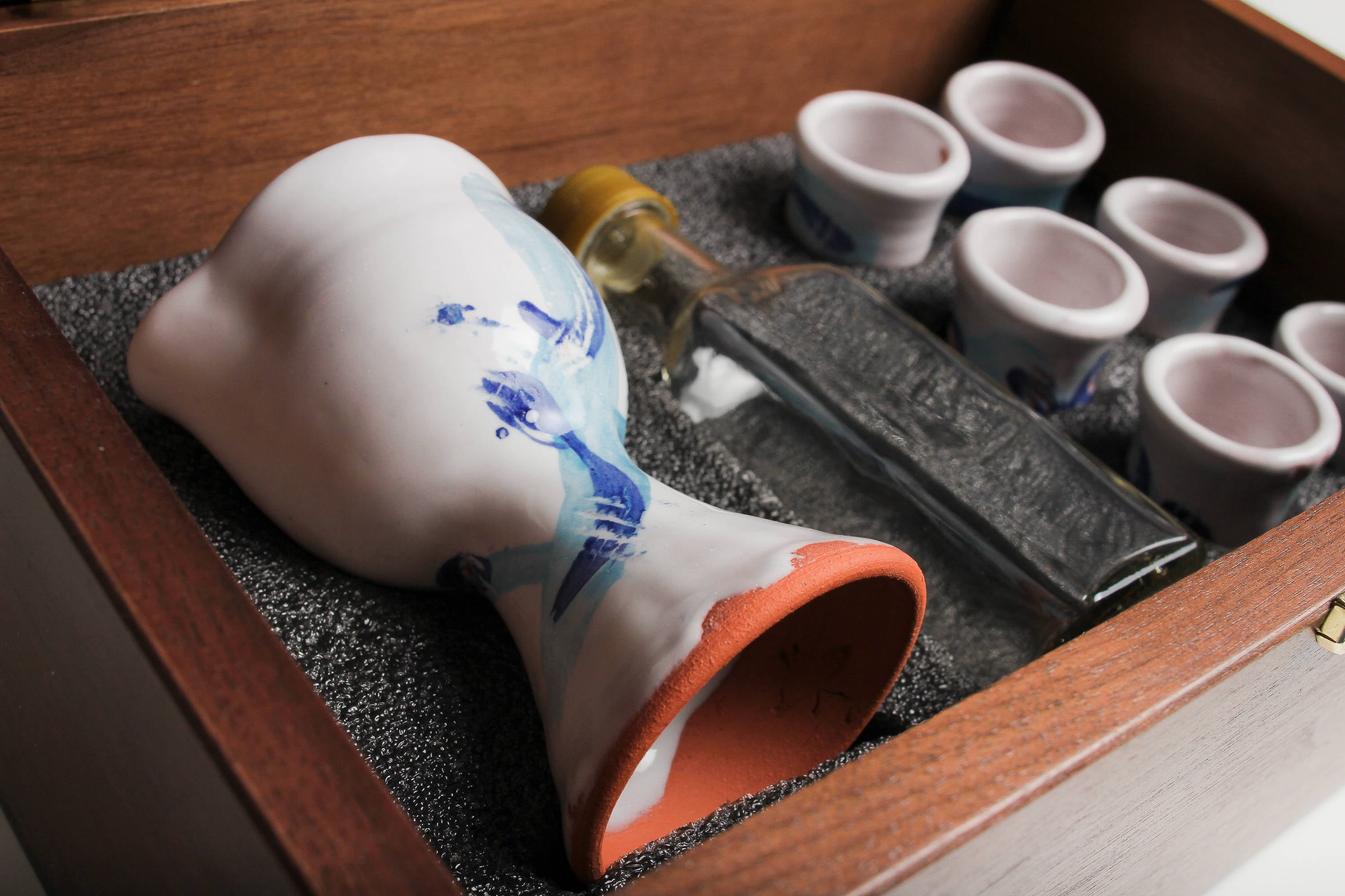 Portable Ceramic Communion Set - Blue Waters Small Group Set - Etsy