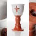 Chalice and Paten Natural Clay Cross - Etsy
