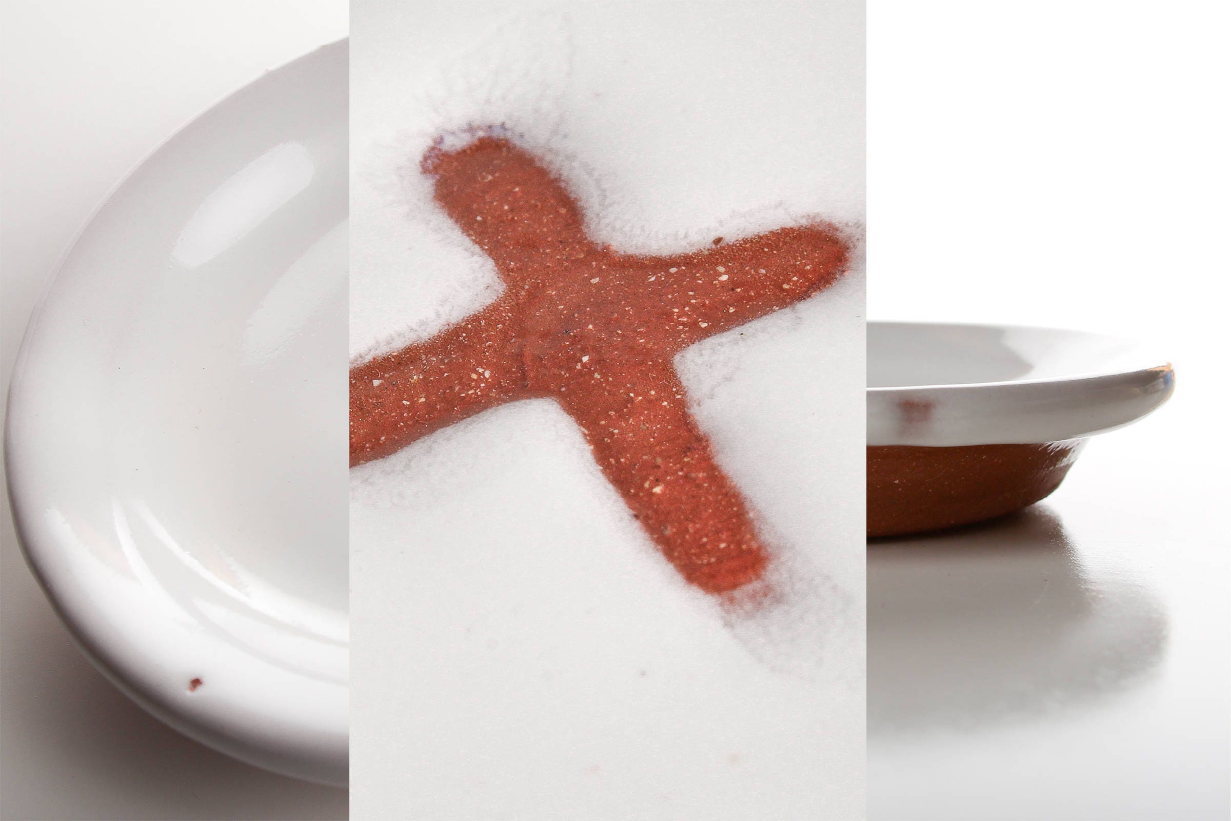 Organist Communion Set Natural Clay Cross - Etsy