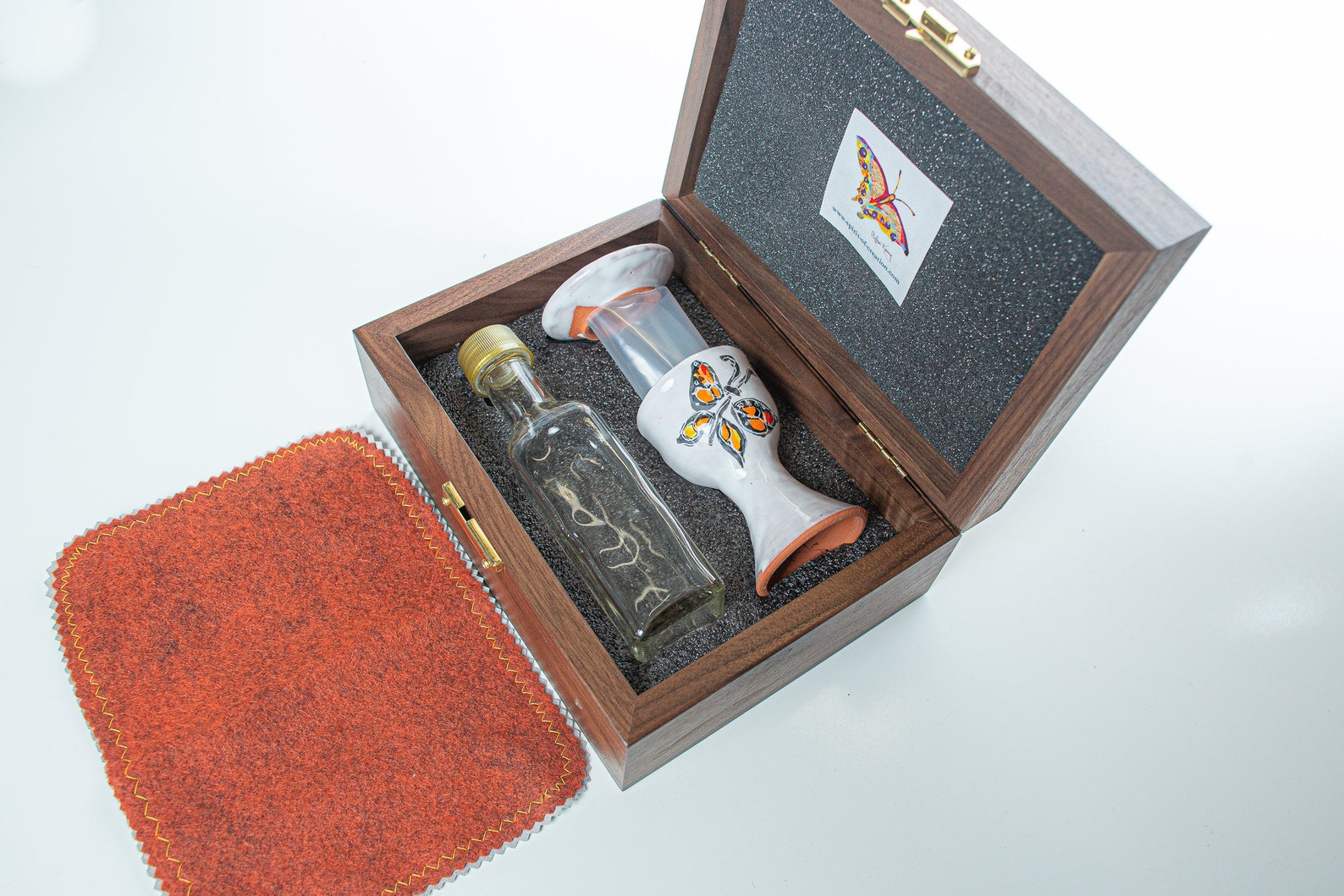 Portable Ceramic Communion Set - Butterfly - Etsy