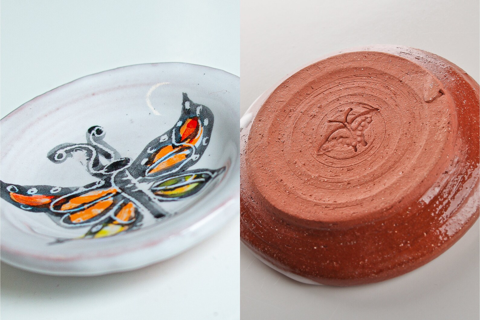 Portable Ceramic Communion Set - Butterfly - Etsy