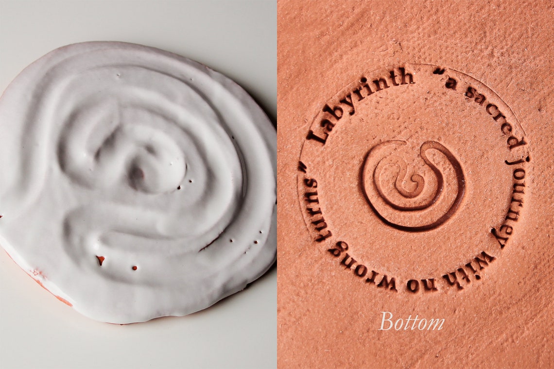 Ceramic Finger Labyrinth Soft White - Etsy