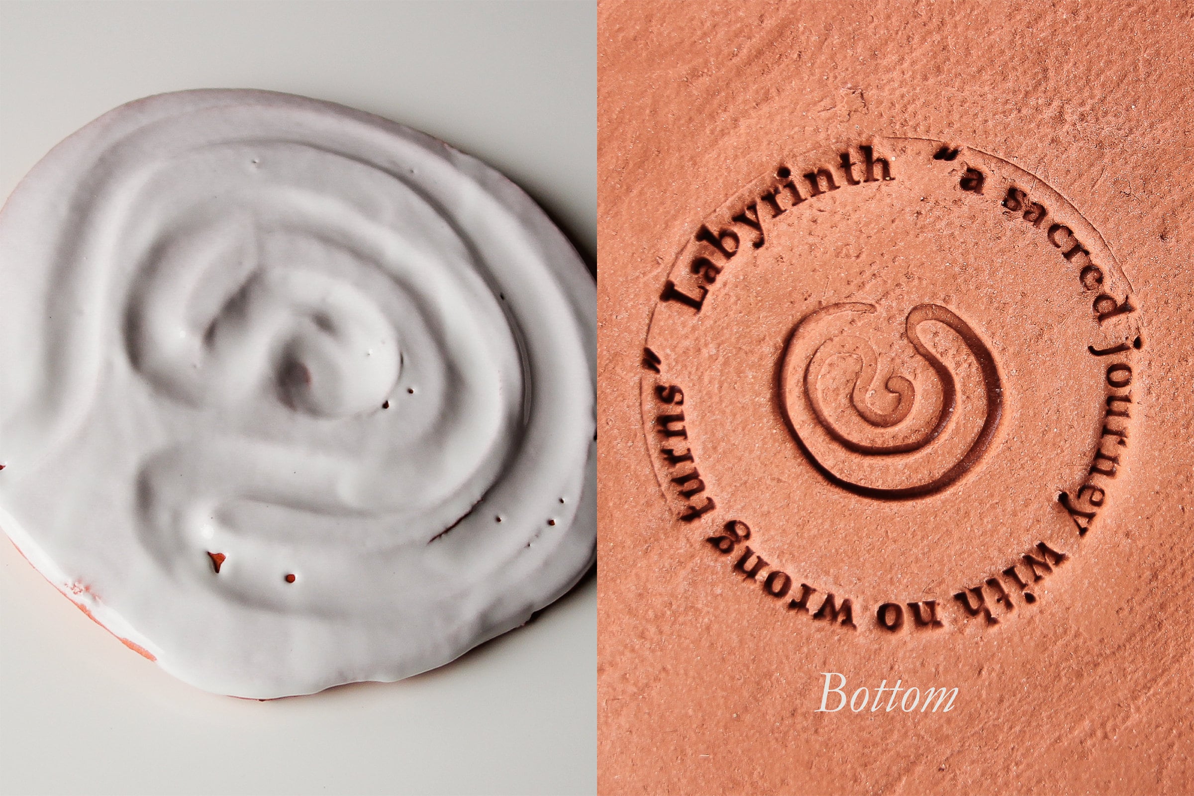 Ceramic Finger Labyrinth - Soft White - Etsy