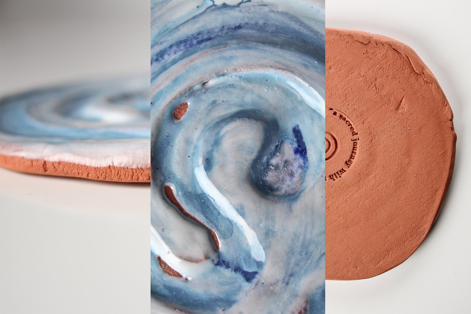 Ceramic Finger Labyrinth - Blue Waters - Etsy