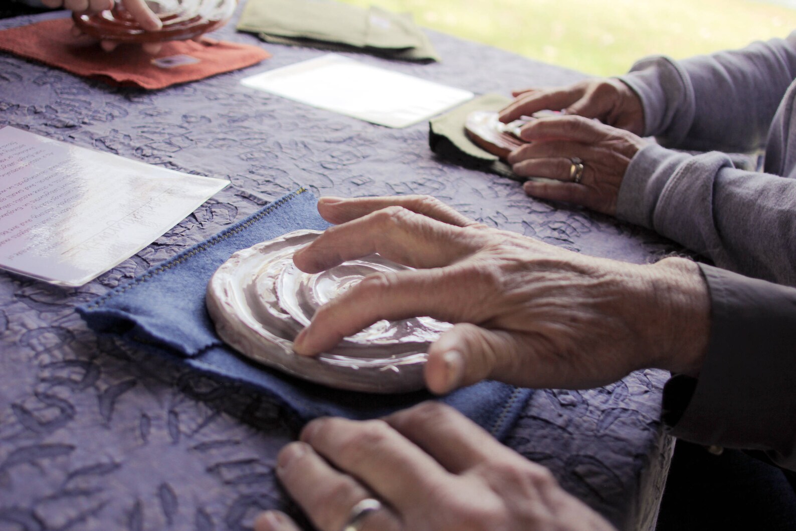 Ceramic Finger Labyrinth Soft White - Etsy