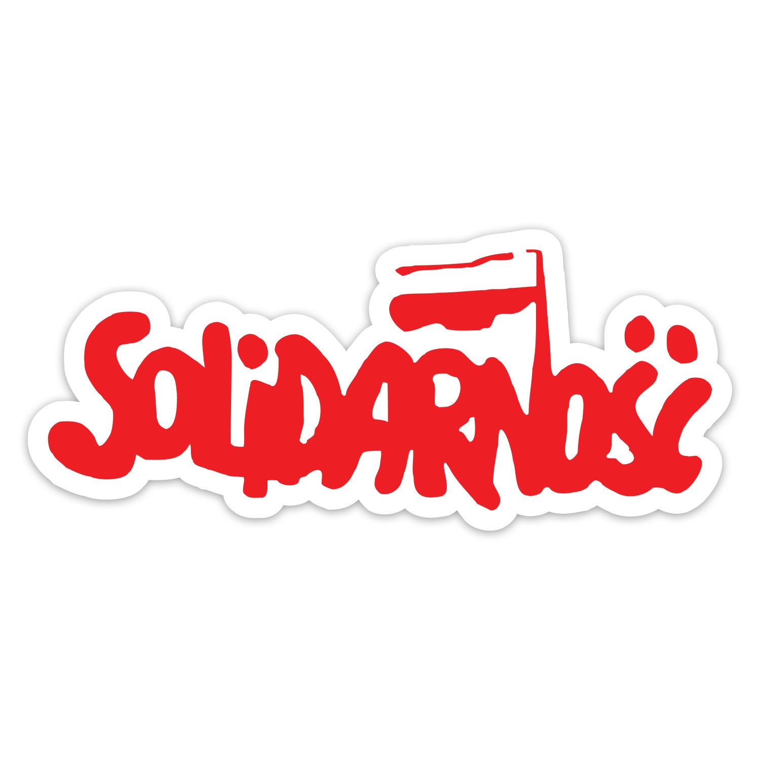 Solidarnosc Vinyl Sticker - Waterproof Decal for Laptops, Water Bottles ...