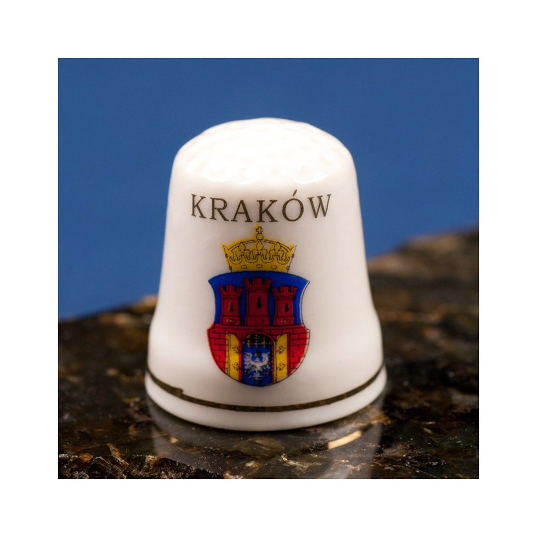 Ceramic Thimble - Krakow City Crest - Etsy