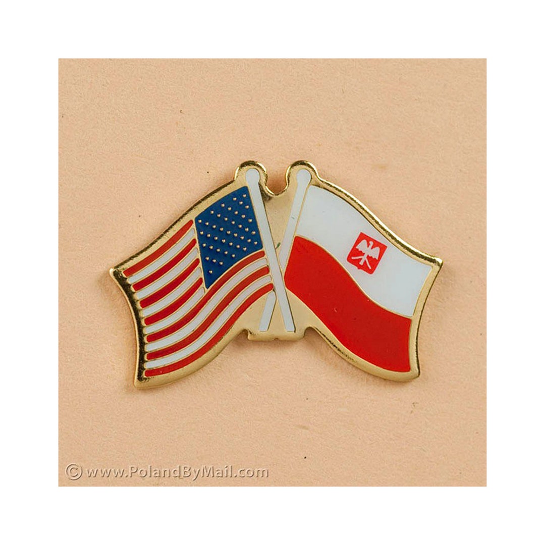 Lapel Pin - Polish American Flags - Etsy