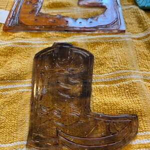 Honky Tonk Cowboy Boot Handmade Lino Cut Print A5 on Card - Etsy