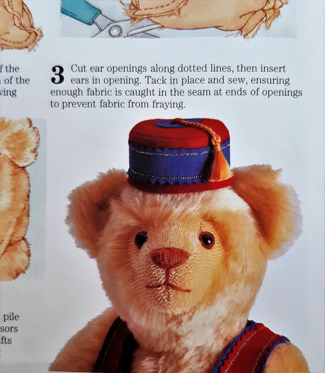 Teddy Bear Sewing PDF Pattern Tutorial Traditional Teddy Plush Bear 35 ...