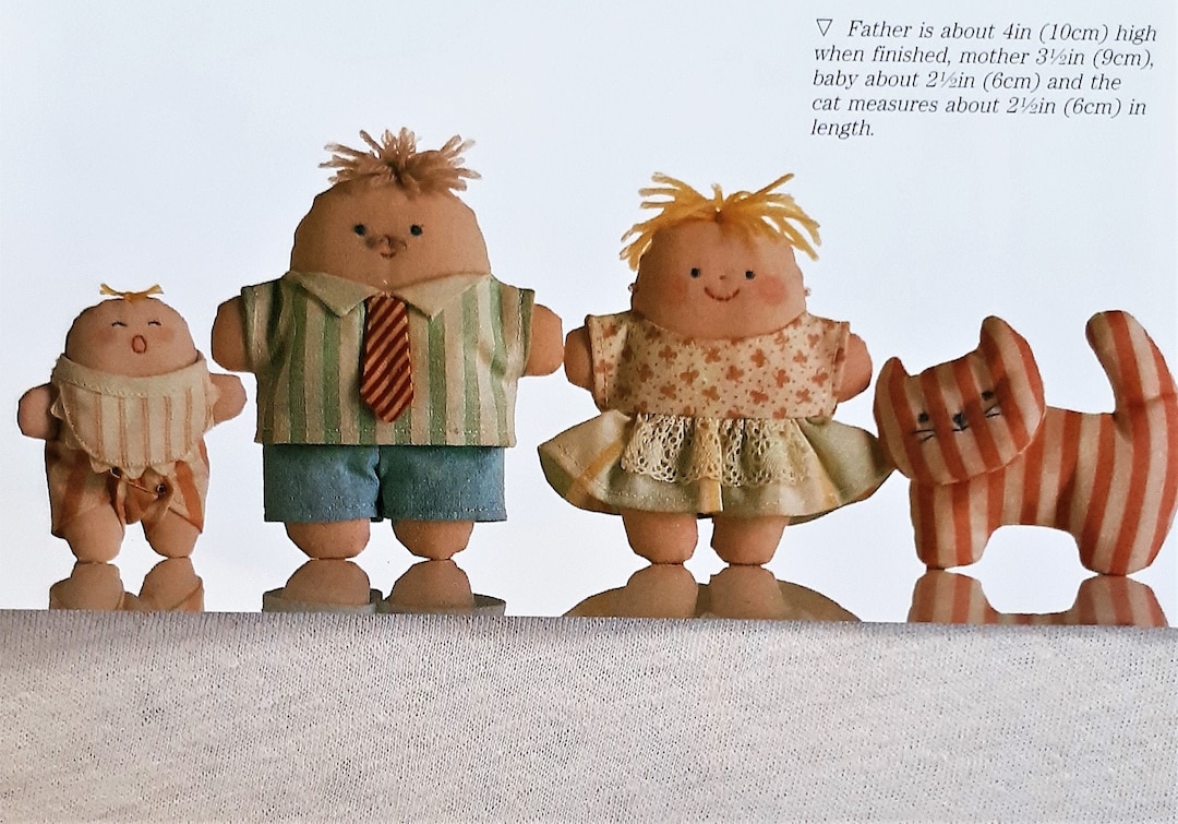 Simple Soft Toys Sewing Pattern PDF Tutorial, Stuffed Soft Toy Sewing ...