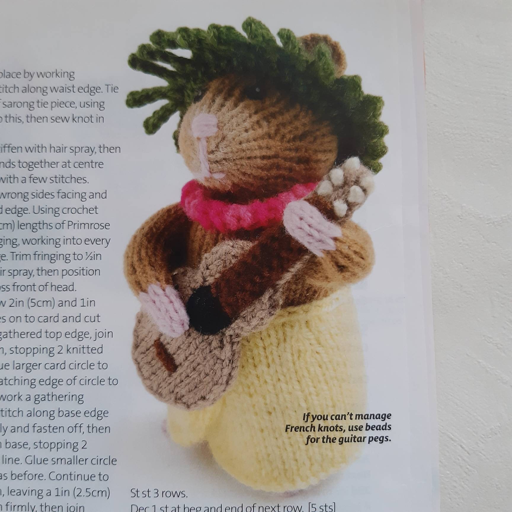 Alan Dart Knitting Pattern Hula Hamsters Mice Knit Pattern - Etsy