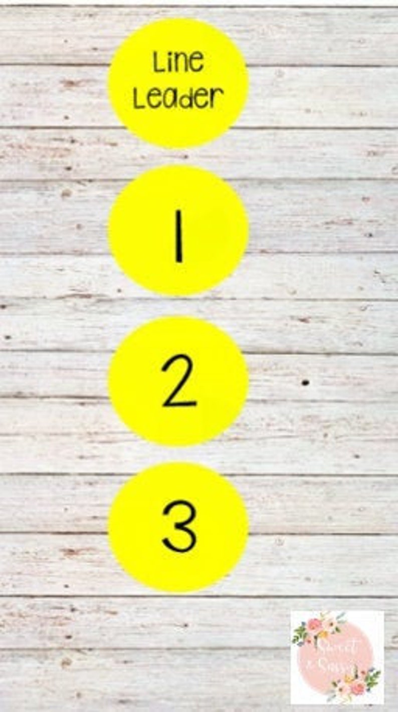 Numbered Line up Floor Decals - Etsy
