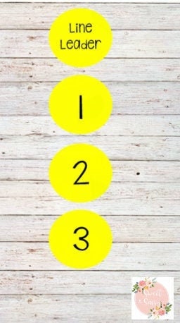 Numbered Line up Floor Decals - Etsy