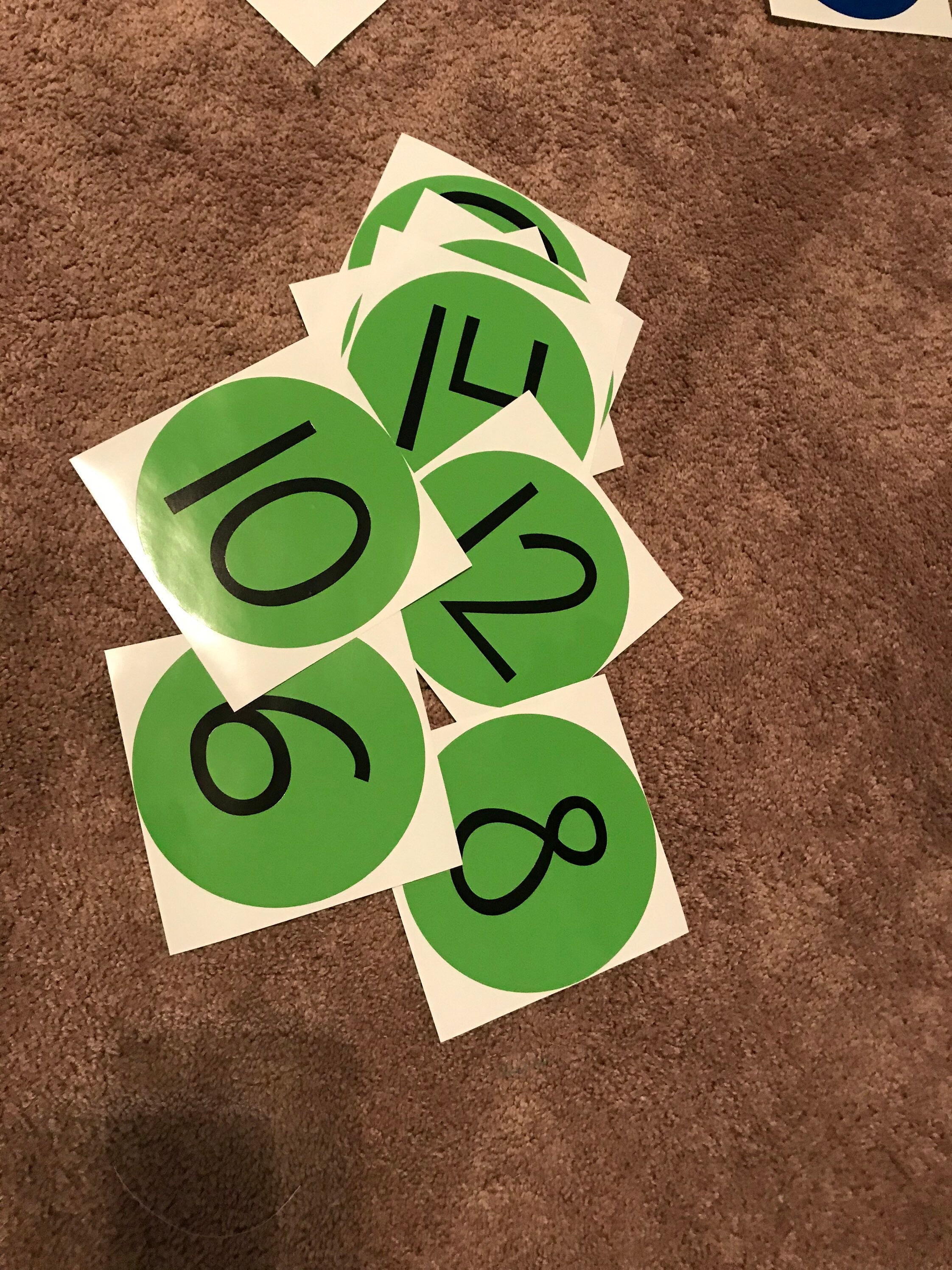 Numbered Line up Floor Decals - Etsy