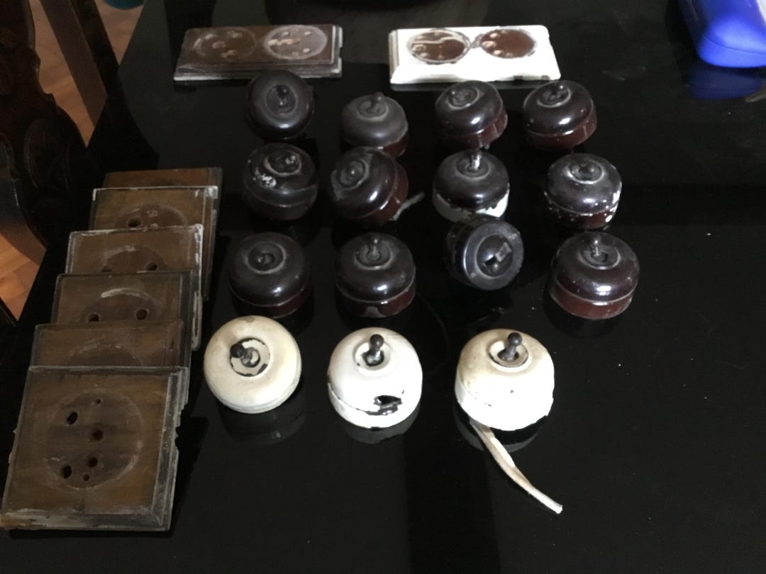 14 X Original Bakelite Light Switches - Etsy