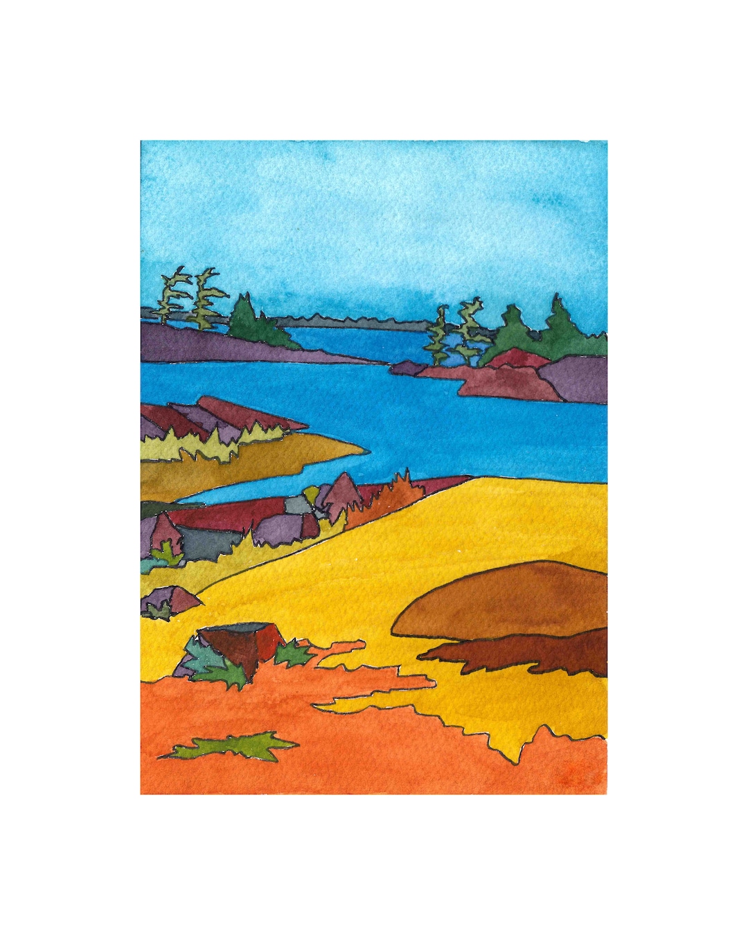 Cunningham Island Lagoon | Georgian Bay | Brit, ON - Etsy