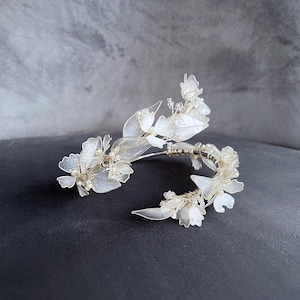 Wedding Arm Band Cuff Upper Floral Bride Cuff Bracele Bridal Accessory ...