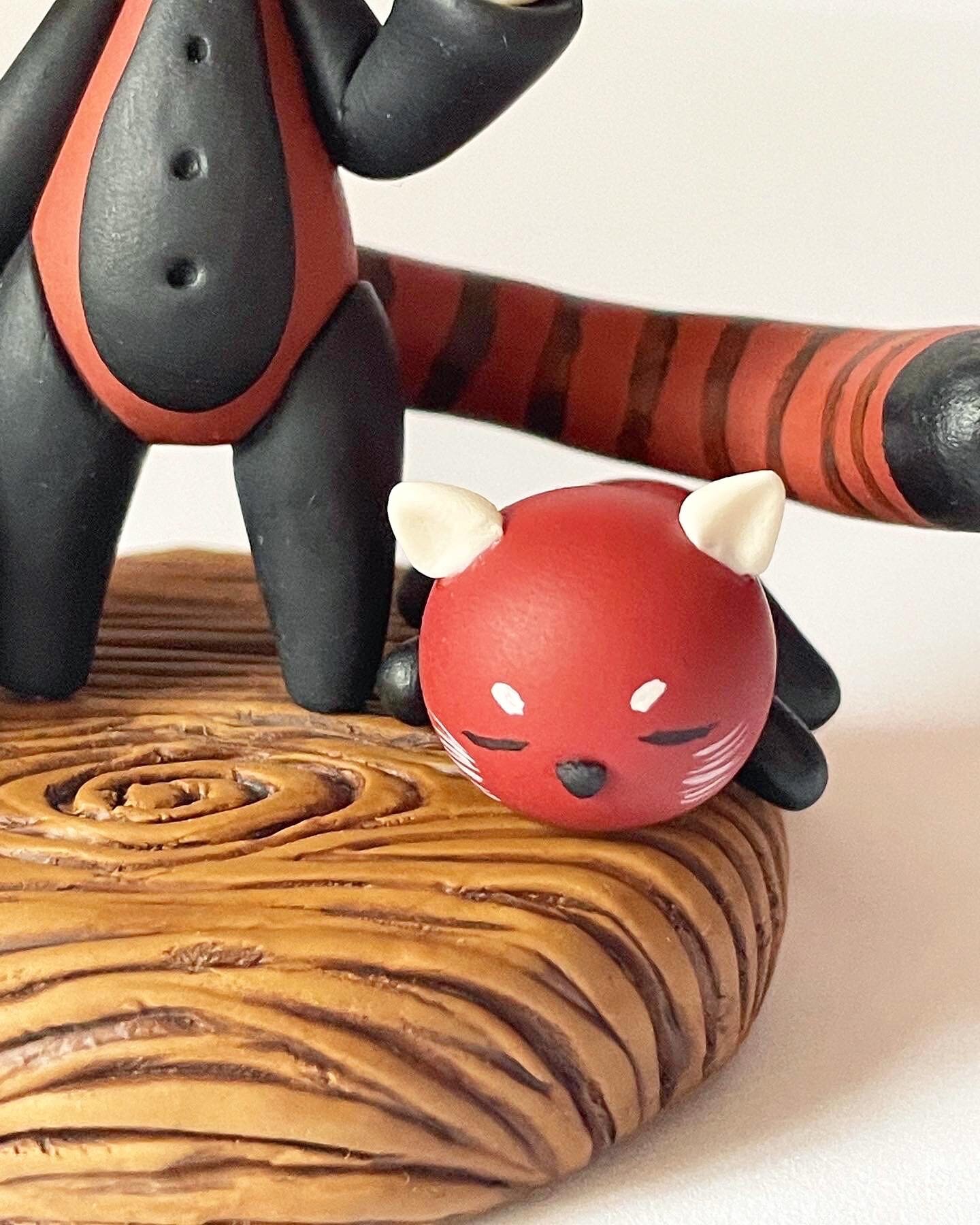 Red Panda Figurine Cute Panda Figurine Red Panda Charm - Etsy