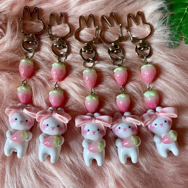 Polymer Clay Bunny - Etsy