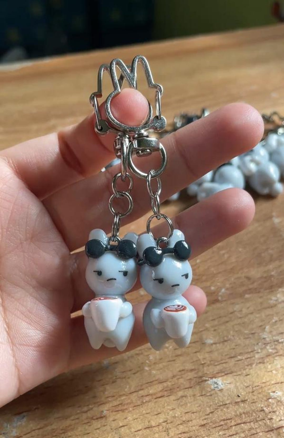 Unbunny Charm Polymer Clay. Original Character - Etsy