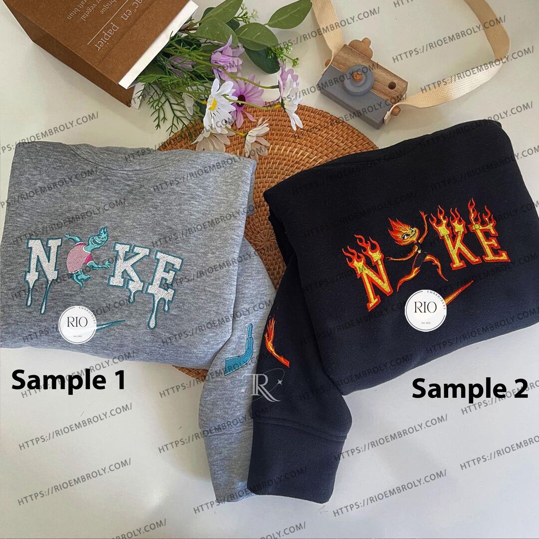 Ember Wade Disney Elemental Embroidery Sweatshirt Find Your - Etsy