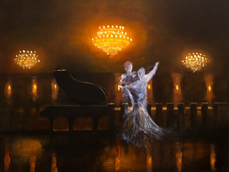 Ballroom Ghosts - Print - Etsy