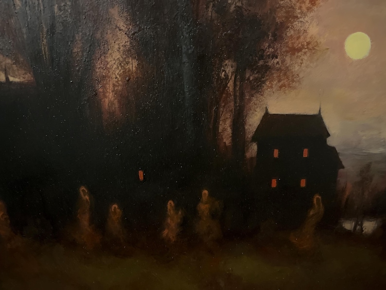 Strachy Township - Framed Oil Painting - Etsy
