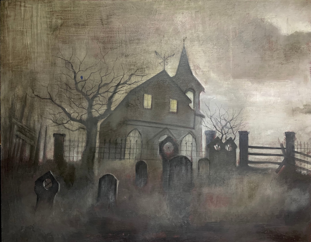 Resident Evil 4: the Church in the Graveyard, Revisited- Print - Etsy