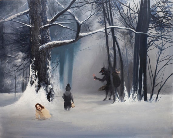 The Luring by Krampus Print - Etsy